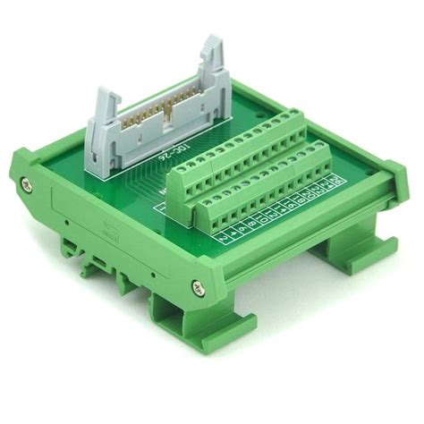 IDC DIN Rail Mounted Interface Module Breakout Board Terminal Block