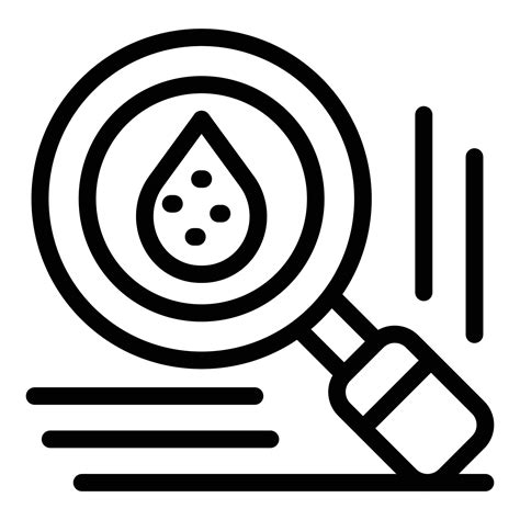 Blood Testing Icon Outline Style 15657726 Vector Art At Vecteezy