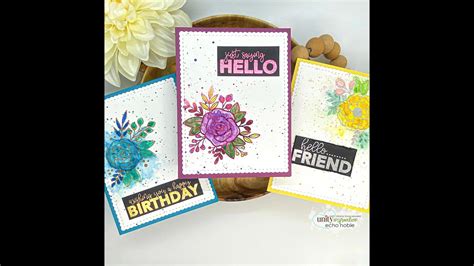 unity quick tip no heat foiling watercolor florals youtube