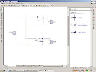 Speaker Design Component Layout Diagram
