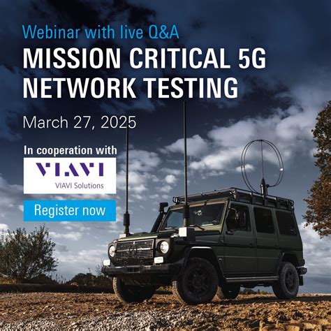 Mission Critical 5g Network Testing Asiaeurope Rohde And Schwarz