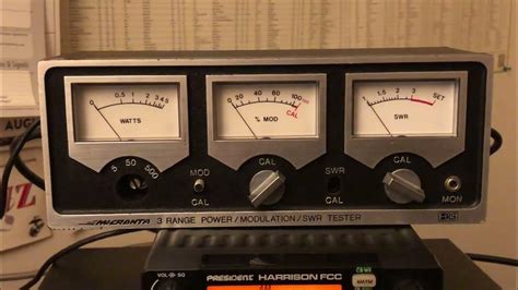 Micronta 21 522 Power Modulationswr Meter Youtube