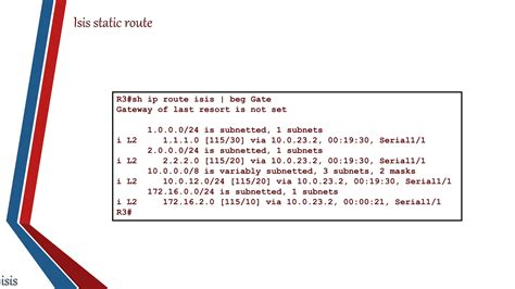 Isis Routing Protocol For Network Engineerspptx Computer Networking