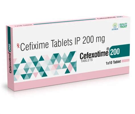 Cefixime 200mg Tablet Packaging Size 1 10 Tablets At ₹ 119 Strip In Jaipur