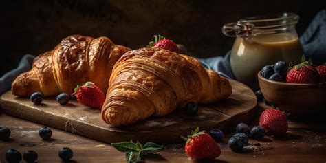Premium Photo Croissant Delicious Food Photography