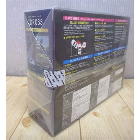 ★送料無料 未使用 コムテック 前後2カメラ ドライブレコーダー Gps搭載 Full Hd 200万画素 27インチ 日本製 Zdr035
