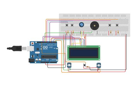 Circuit Design Arduino Uno Ping Pong Tinkercad