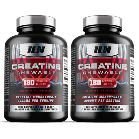 Chewable Creatine Tablets Berry Flavour Official Iln Store Iron Labs Nutrition Uk Store
