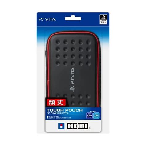 Hori Hard Playstation Vita 2000 Series Ps Vita Pouch Case Black X Red Japan