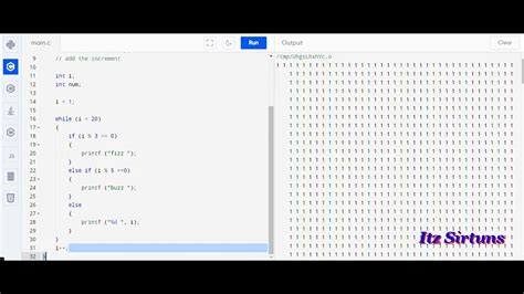 While Loop Introduction To C Part 3 Fizzbuzz Youtube