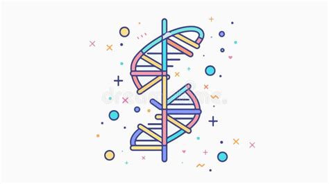 Dna Strand Icon Identity And Suit Related Icon Stock Illustration