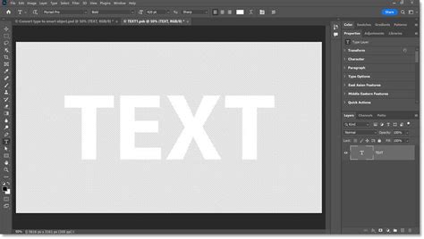 A Better Way To Convert Type To A Smart Object In Photoshop