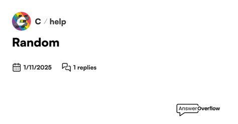 Random C