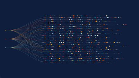 Big Data Visualization Social Network Financial Analysis Of Complex Databases Data Mining Vector