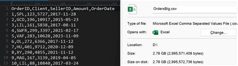 How To Operate Large Csv Files With Esproc Spl Dev Community