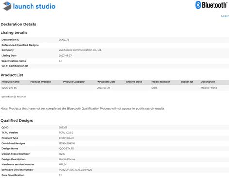 Global Iqoo Z7x 5g Bags Bluetooth Sig Approval Launch Seems Imminent
