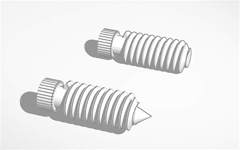 3d Design Screw Tinkercad