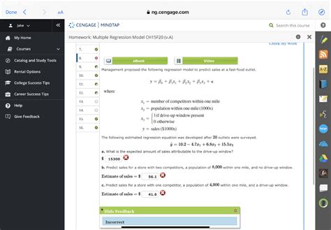 Solved Homework Multiple Regression Model Ch15f20 Va
