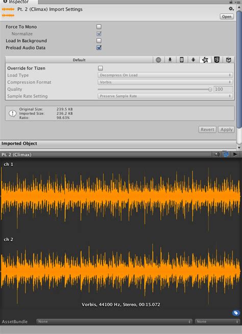 Why Won T My Audioclip Loop Seamlessly Questions Answers Unity Discussions
