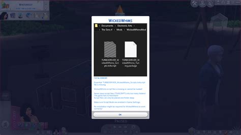 Wicked Whims Fatal Error Help The Sims Technical Support LoversLab