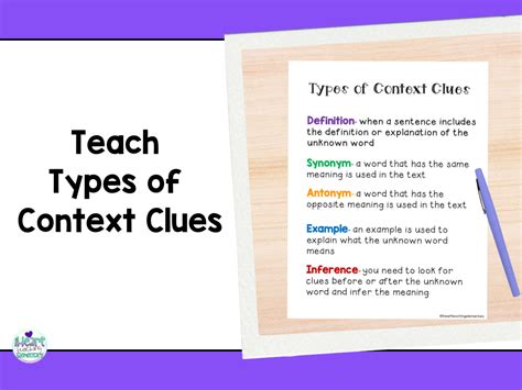 Give Five Examples Of Context Clues And Use Them In Sentences At Christy Thrower Blog