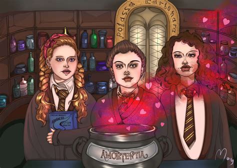 Иллюстрация Открытки по Гарри Поттеру в стиле 2d книжная графика