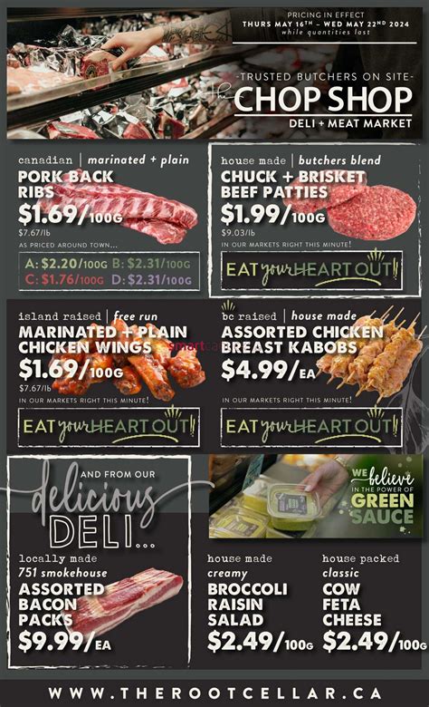 The Root Cellar Flyer May 16 To 22