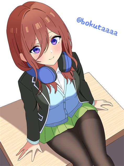 Nakano Miku Go Toubun No Hanayome Mobile Wallpaper By Bokutaaaa Zerochan Anime