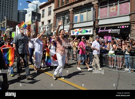 Toronto Canada 3rd July 2016 Canadian Prime Minister Justin Trudeau Participates At The