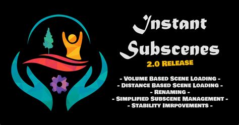 instant subscenes editor extension update 2 0 is live with volume