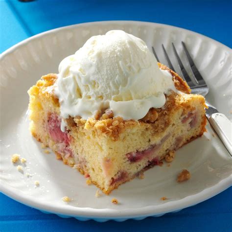 Rhubarb Cake Yellow Cake Mix Cream