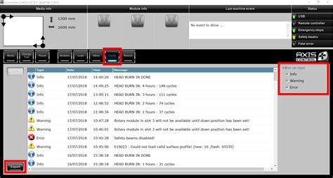 axis control how to create an event log in axis control summa support