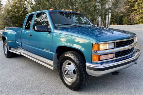 No Reserve 1997 Chevrolet C3500 Silverado Extended Cab Dually 7 4l For