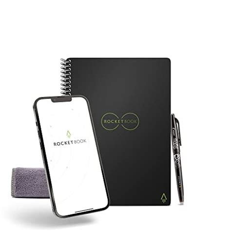 Rocketbook Smart Reusable Notebook Lined Eco Friendly Notebook