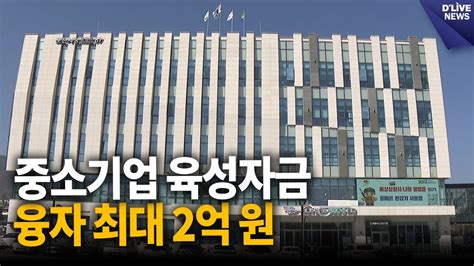 중소기업 육성자금 융자 지원최대 2억 원 포천 딜라이브 뉴스 Youtube