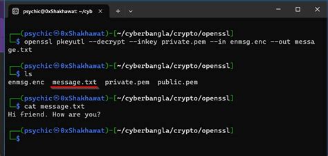 Demystifying Rsa Encryption And Decryption With Openssl Shakhawat