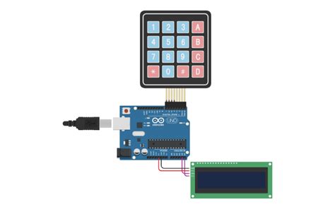 Circuit Design Calculator Lcd I2c And Keypad Tinkercad