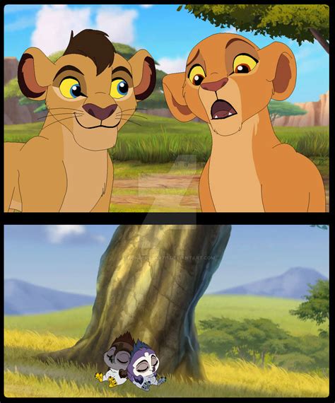 Kiara And Kopa Find A Couple Of Eagle Chicks By Thunderstar711 On