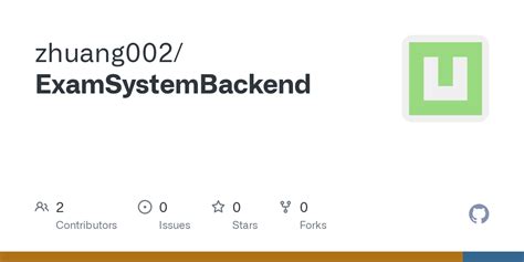 GitHub Zhuang ExamSystemBackend