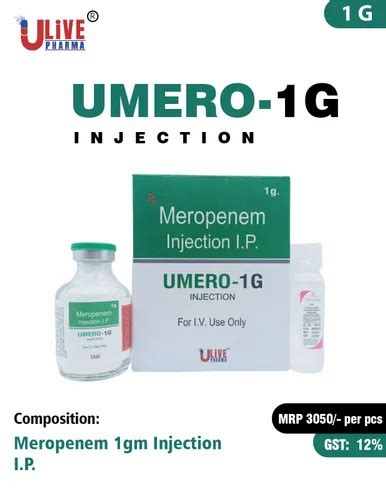 Meropenem Injection In Dehradun मेरोपेनेम इंजेक्शन देहरादून Uttarakhand Get Latest Price