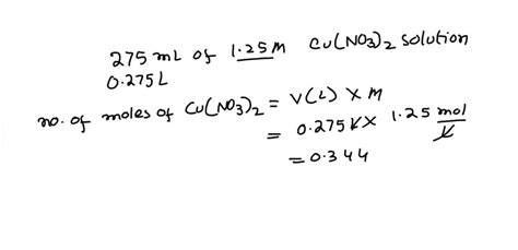 SOLVED 8 How Many Moles Of Nitrate Ions Are Present In Exactly 475 ML Of A 1 27 M Iron IID