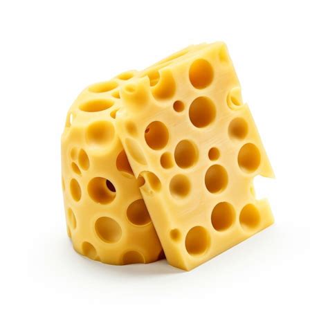 Premium Photo Two Cheeses Stacked On Top Of Each Other