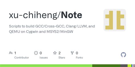 Github Xu Chihengnote Scripts To Build Gcc Clangllvm And Qemu On