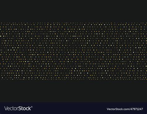 Small Random Dots Gold Pattern On Black Background