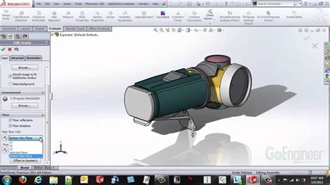 Solidworks Scene Floor Editing And Rotating Youtube Solidworks Scene Floor Editing And Rotating Youtube