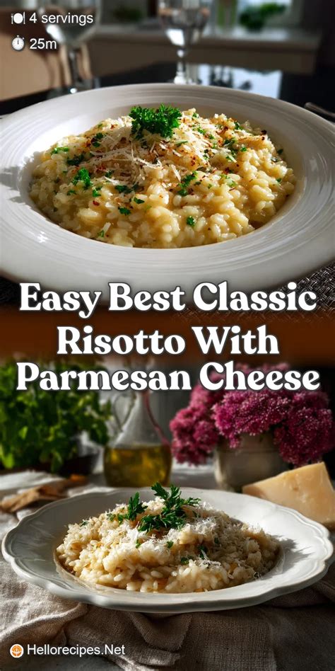 Easy Best Classic Risotto With Parmesan Cheese Hello Recipes
