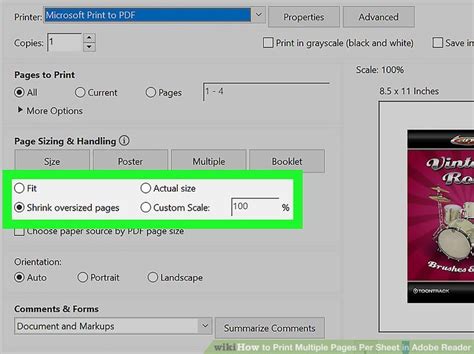 How To Print Multiple Pages Per Sheet In Adobe Reader 11 Steps
