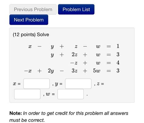 Solved 12 Points Solve