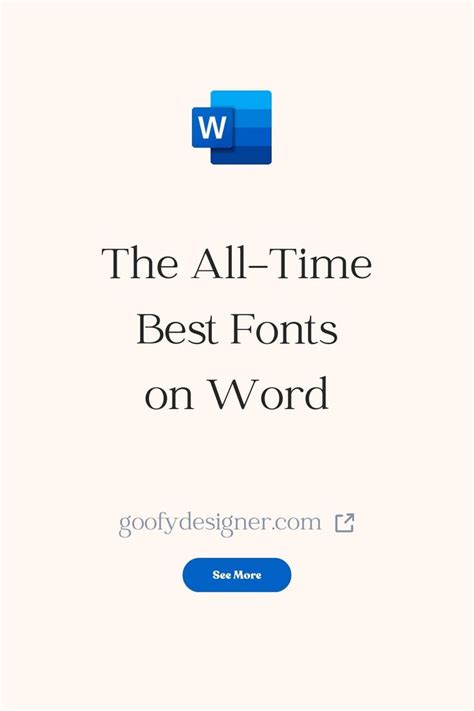 25 Best Fonts In Microsoft Word Cool Fonts Microsoft Word Fonts