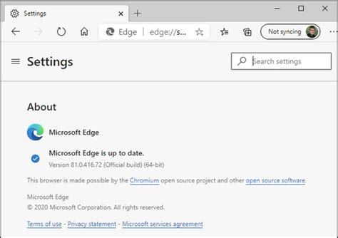 آموزش آپدیت مرورگر مایکروسافت اج Microsoft Edge انزل وب